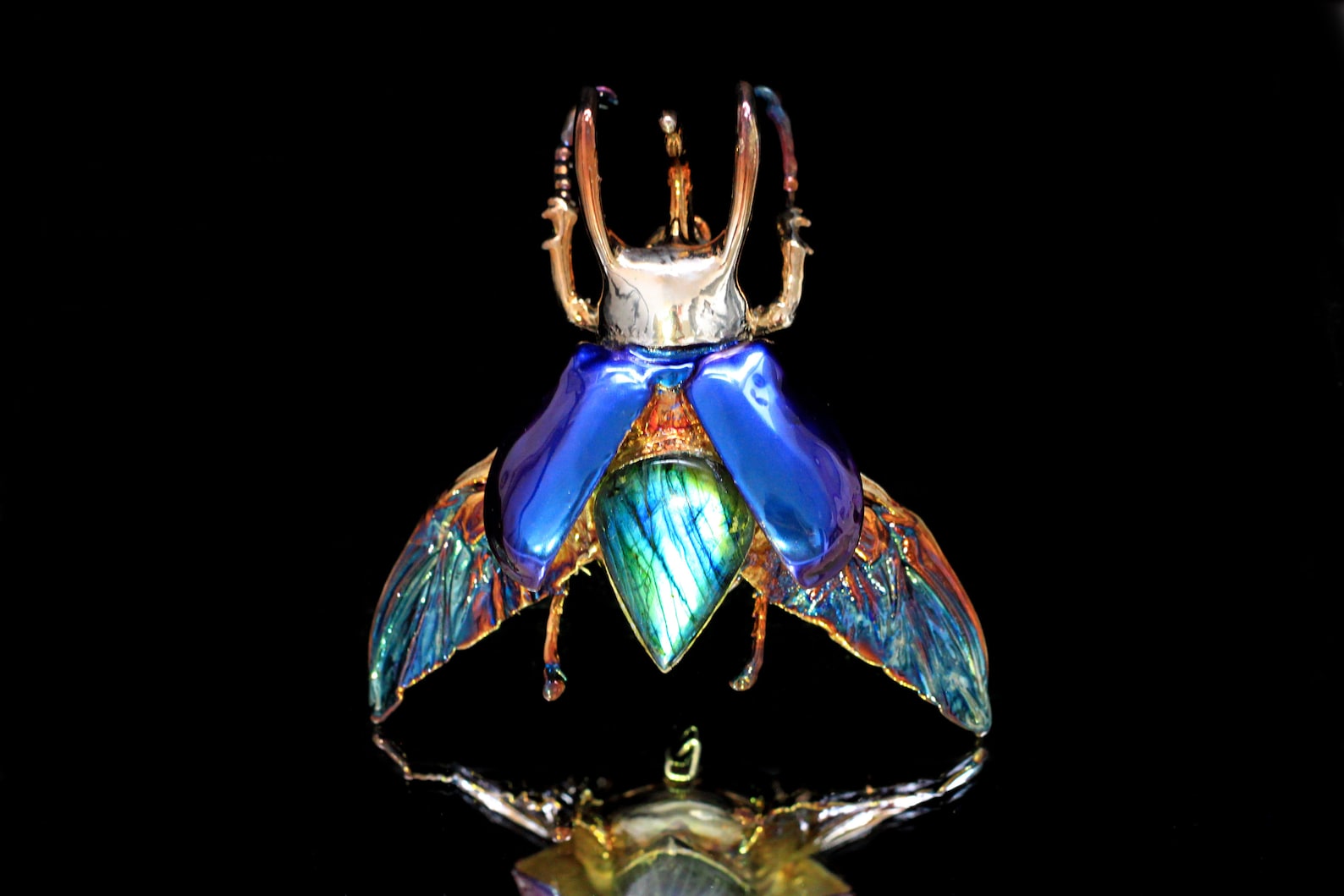 Silver Beetle Necklace / Bug Pendant / Insect Jewelry / Bug Necklace ...