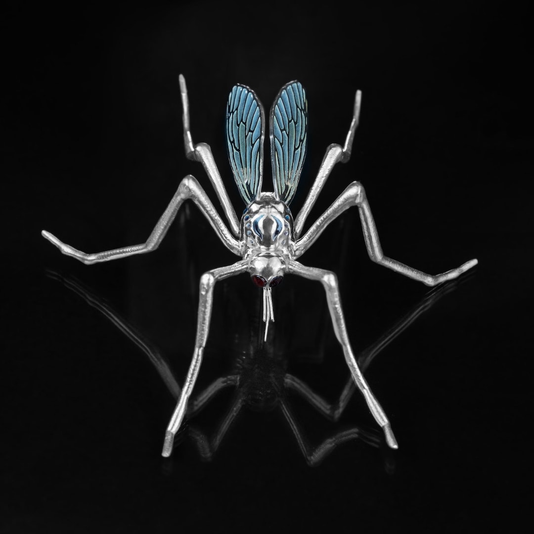 Mosquito Brooch // Jewelry Insect // Mosquito Pin // Bug Pin - Etsy