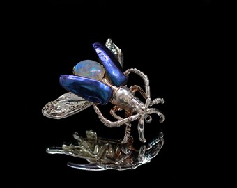 Silver Beetle Necklace / Bug Pendant / Insect Jewelry / Bug Necklace ...