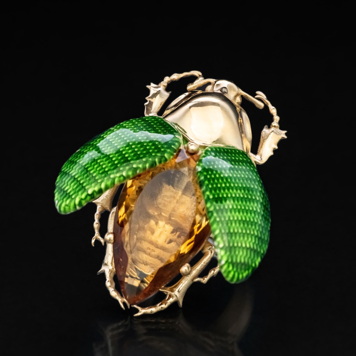 Big Beetle Ring // Insect Jewelry // Bug Ring // Insect Ring - Etsy