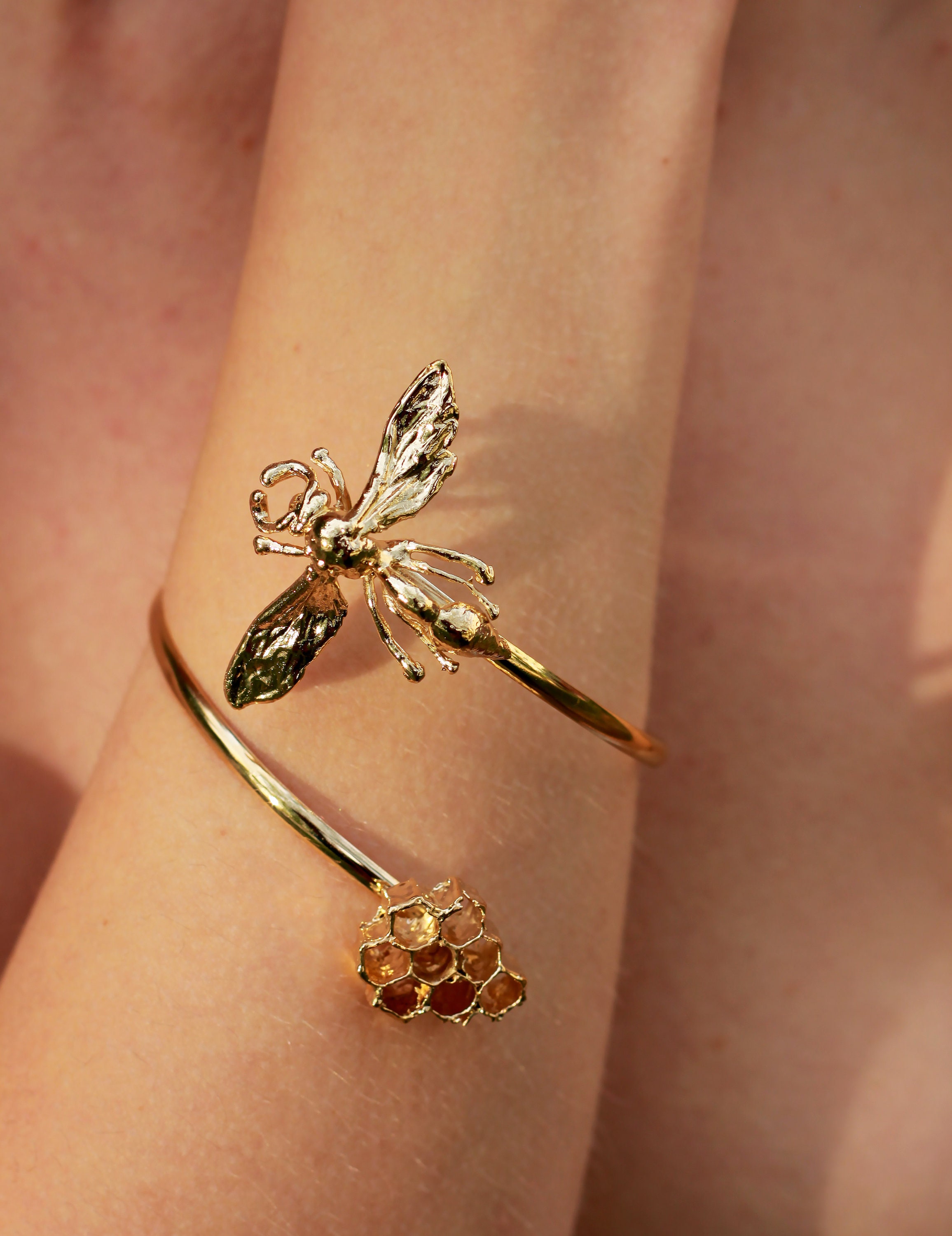 Jewelry Set Honeycomb / Bracelet Bee / Earrings Wasp / Earrings ...