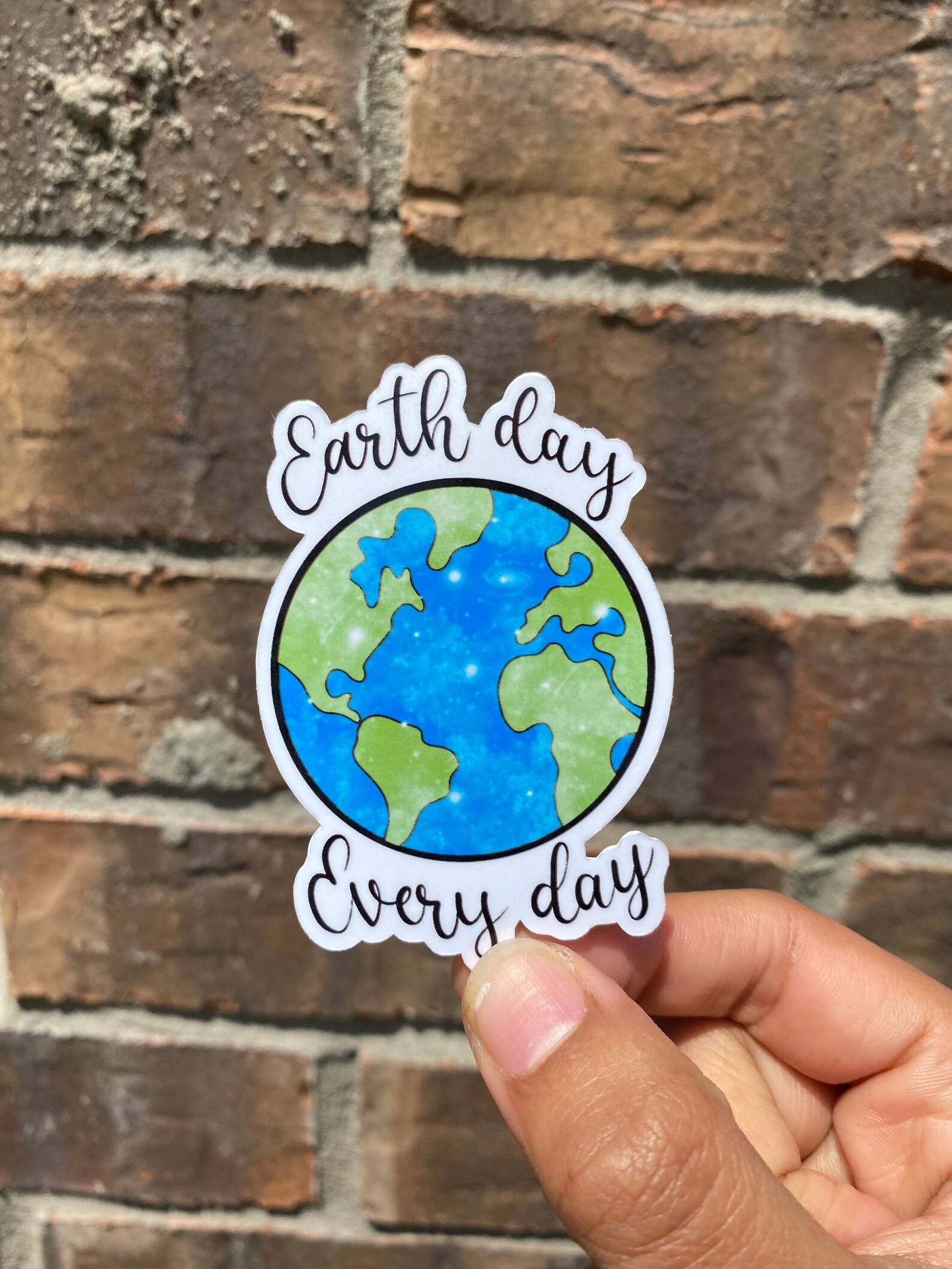 Earth day Sticker pack 3Pk Earth stickers Pegatinas de La | Etsy
