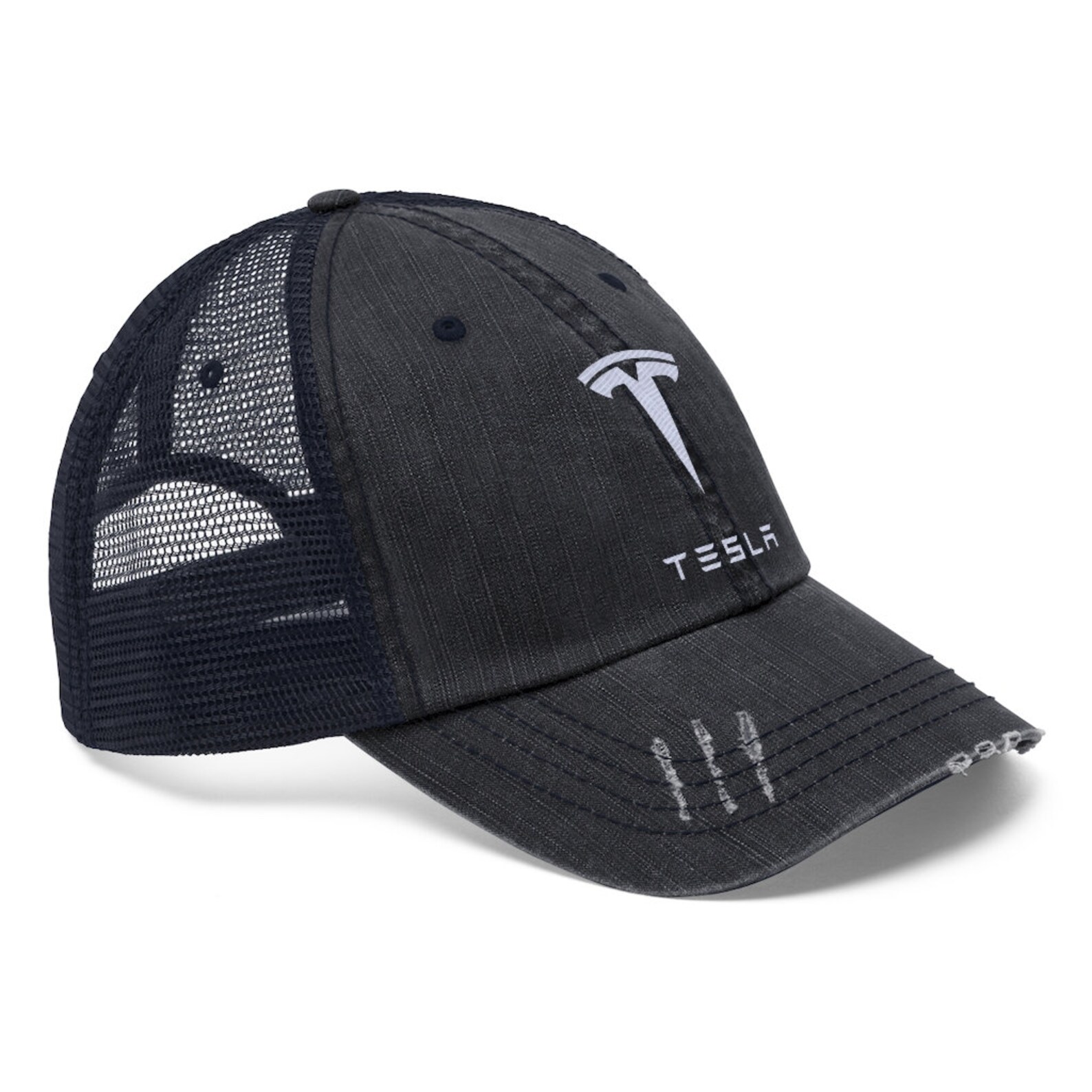 Tesla caps Embroidery hat Unisex Trucker Hat Gift for mom | Etsy
