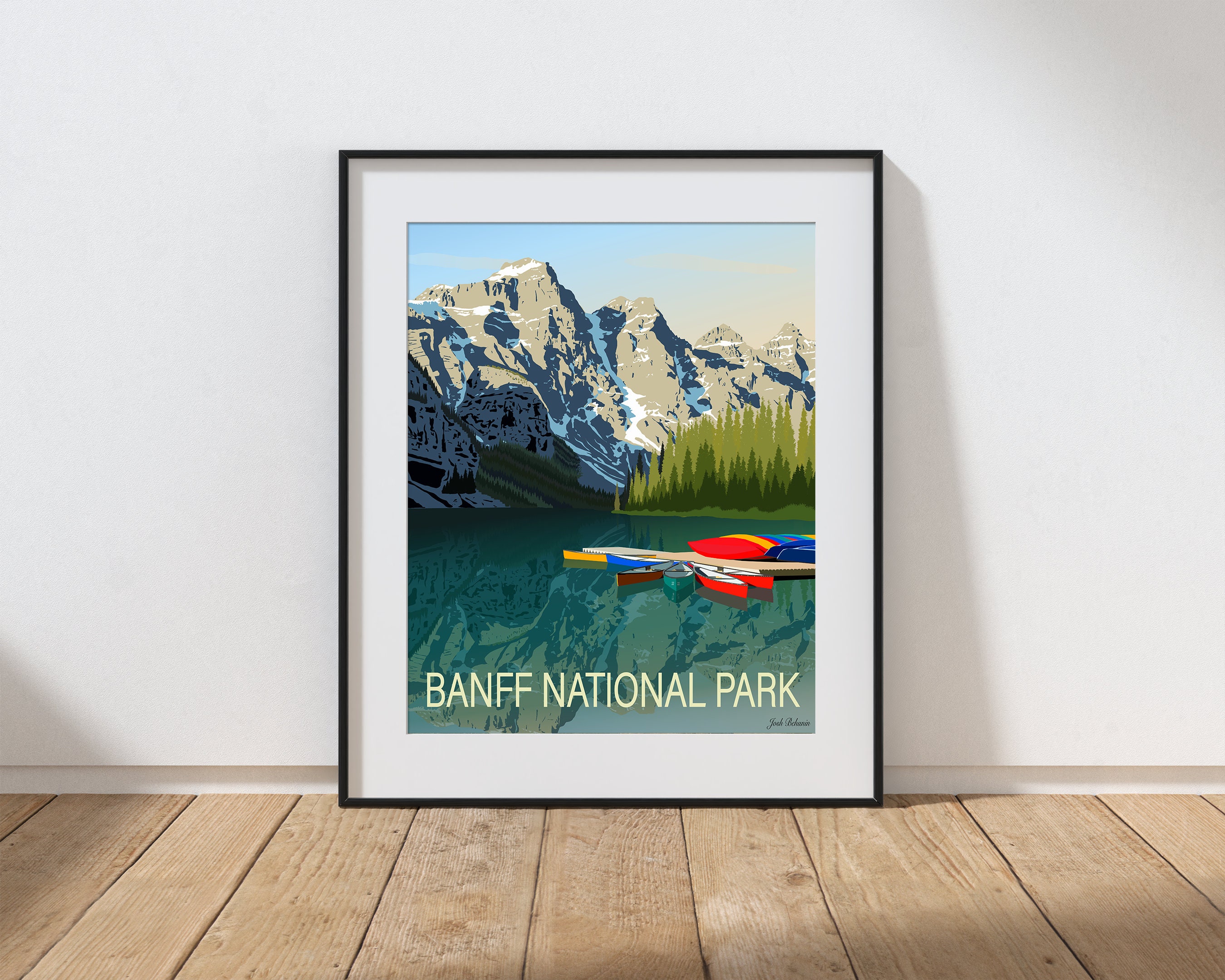 Banff National Park 16x20 Travel Poster - Etsy