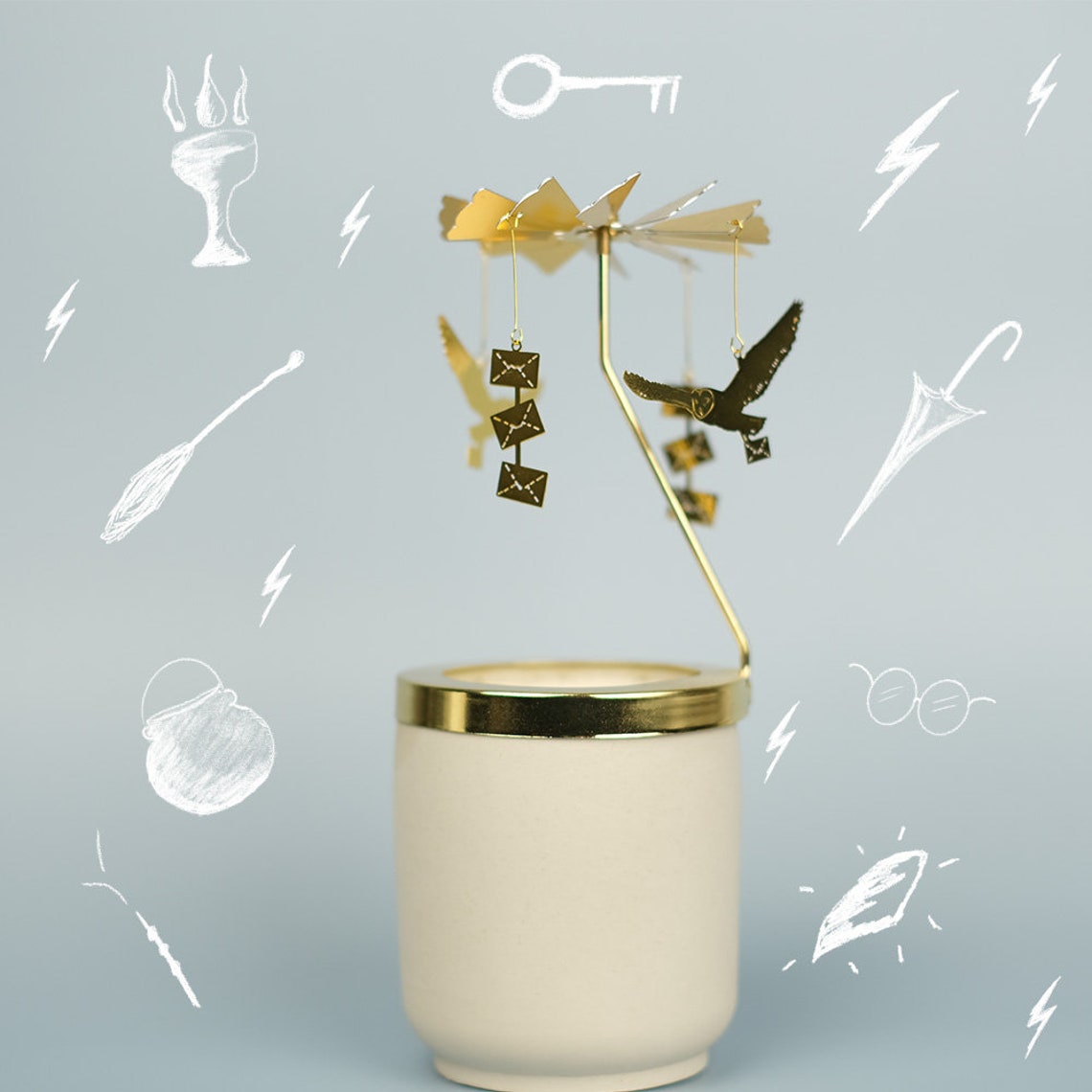 Wizard Candle Carousel book 1 - Etsy