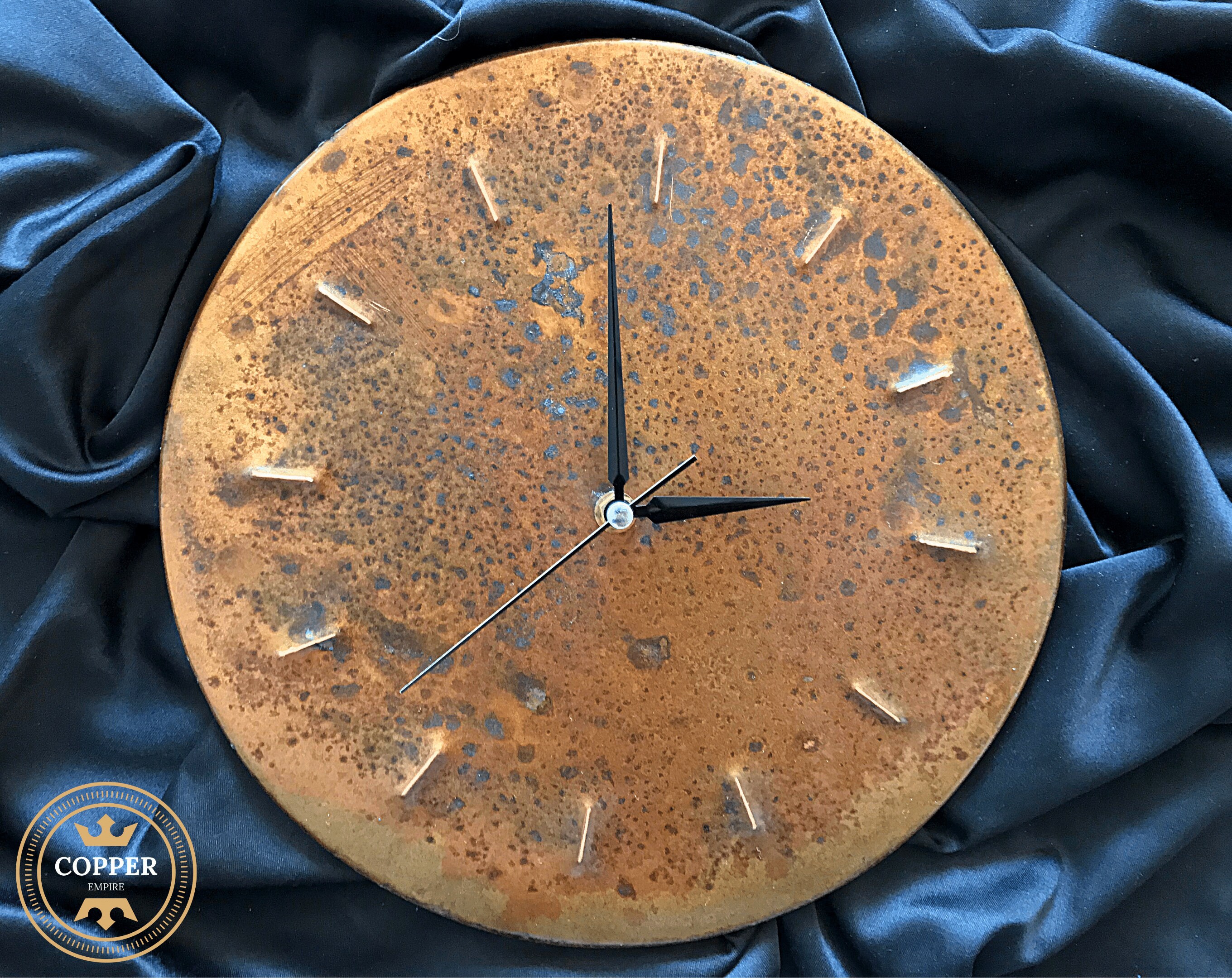 Rusted Old Copper Wall Clock Rustic & Primitive Rusted Metal | Etsy