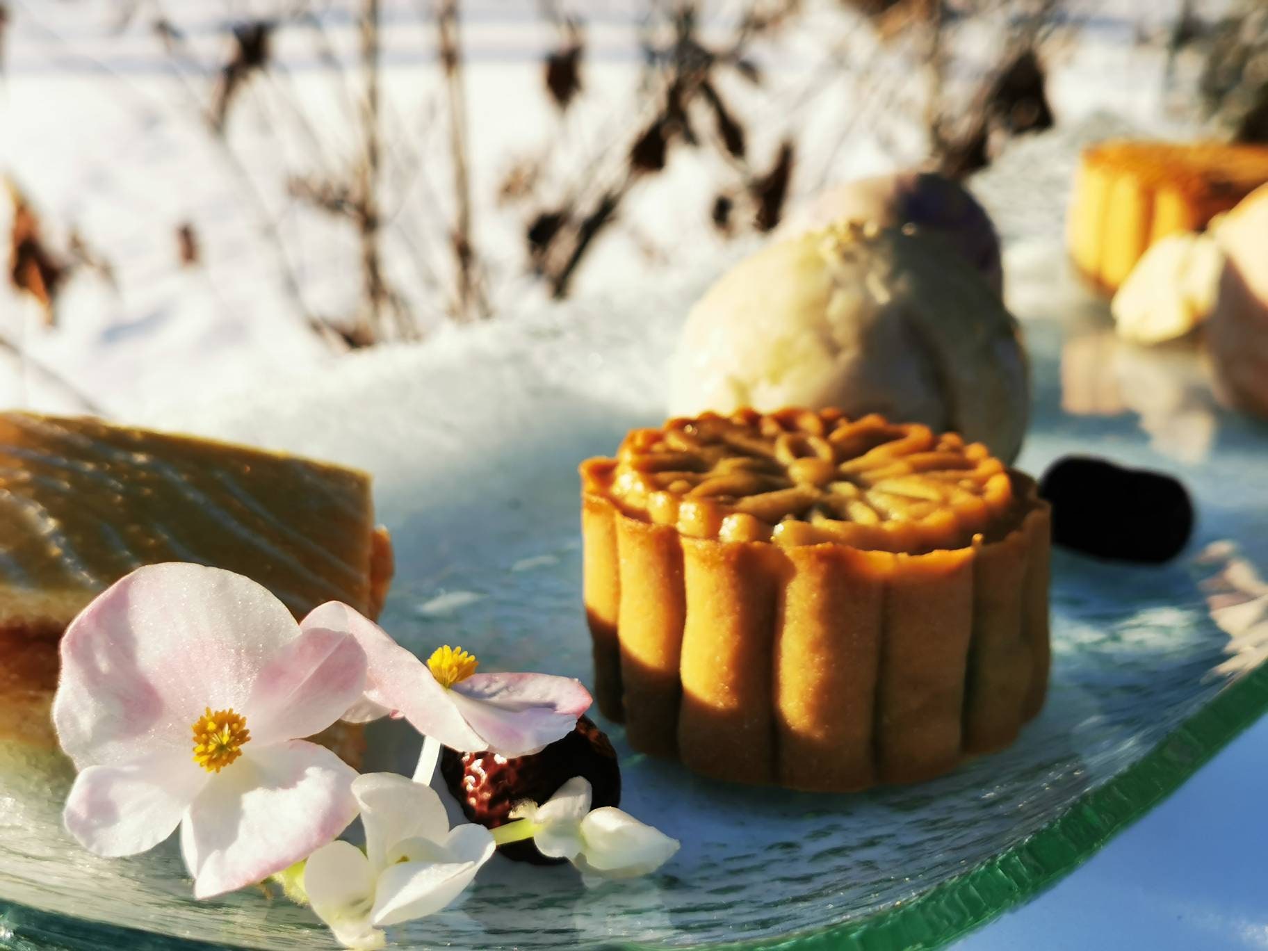 Red bean mooncake | Etsy