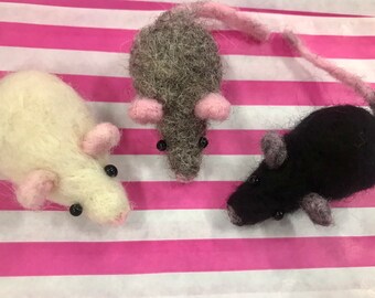 Needle Felted Rat - Etsy
