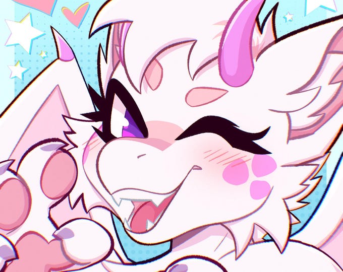 Furry Icon | Fursona Pfp | FURRY COMMISSION - Etsy