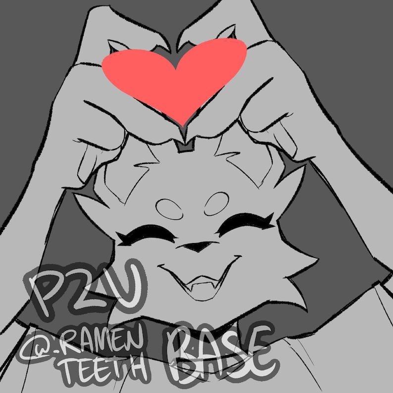 Furry Base | Hearts! - Etsy