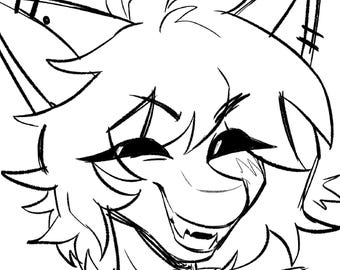 Furry Icon Fursona Pfp FURRY COMMISSION - Etsy