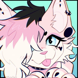 Furry Icon Fursona Pfp FURRY COMMISSION - Etsy