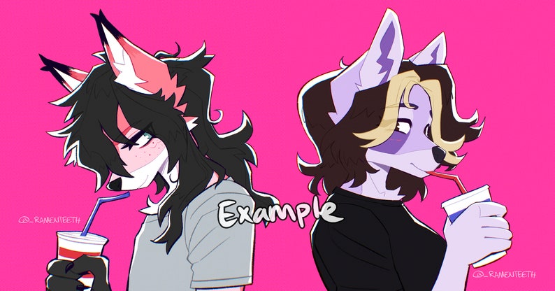 Furry Matching Icon Base | FURRY BASE - Etsy