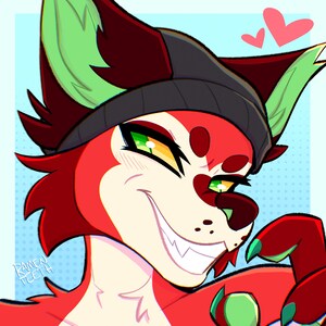Furry Icon Fursona Pfp FURRY COMMISSION - Etsy