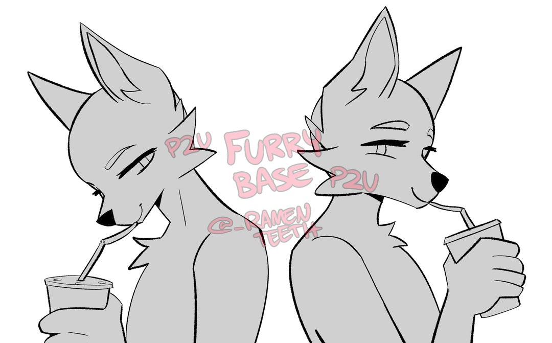 Furry Matching Icon Base | FURRY BASE - Etsy