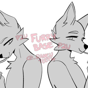 Furry Matching Icon Base | FURRY BASE - Etsy