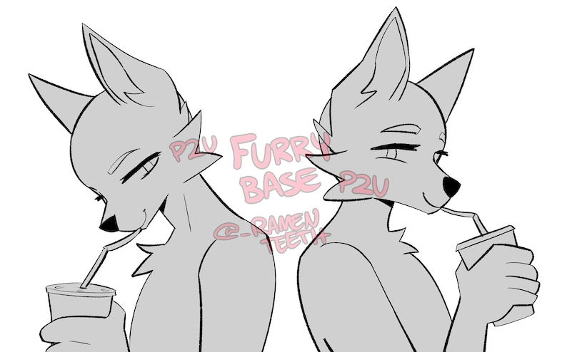 Furry Matching Icon Base | FURRY BASE - Etsy