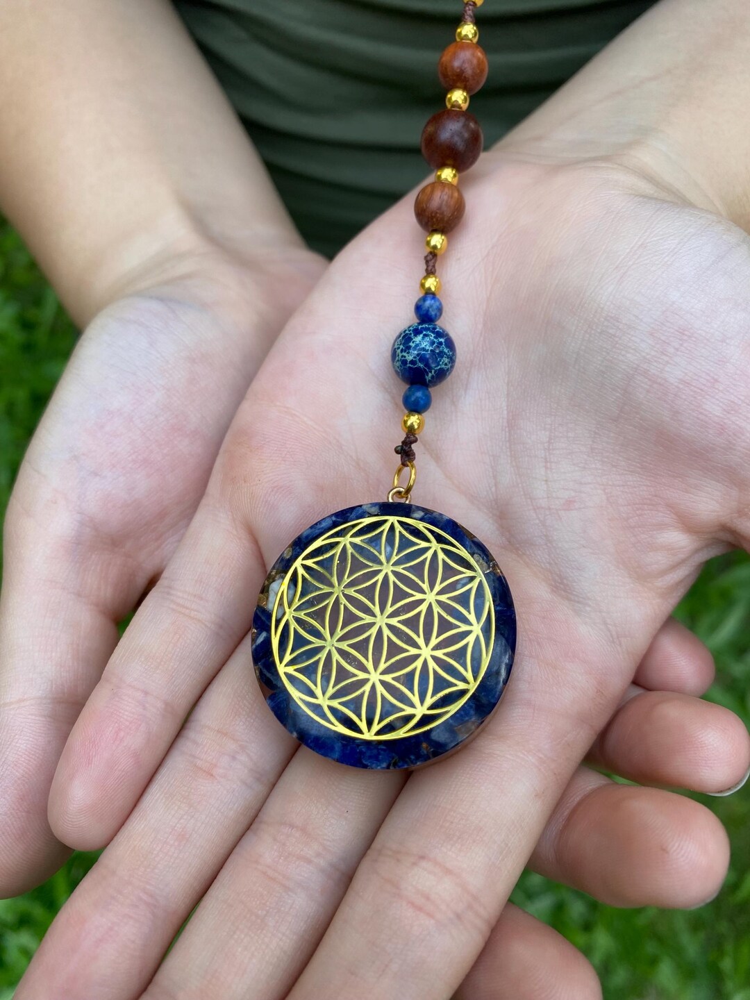 Azure Flower of Life - Etsy