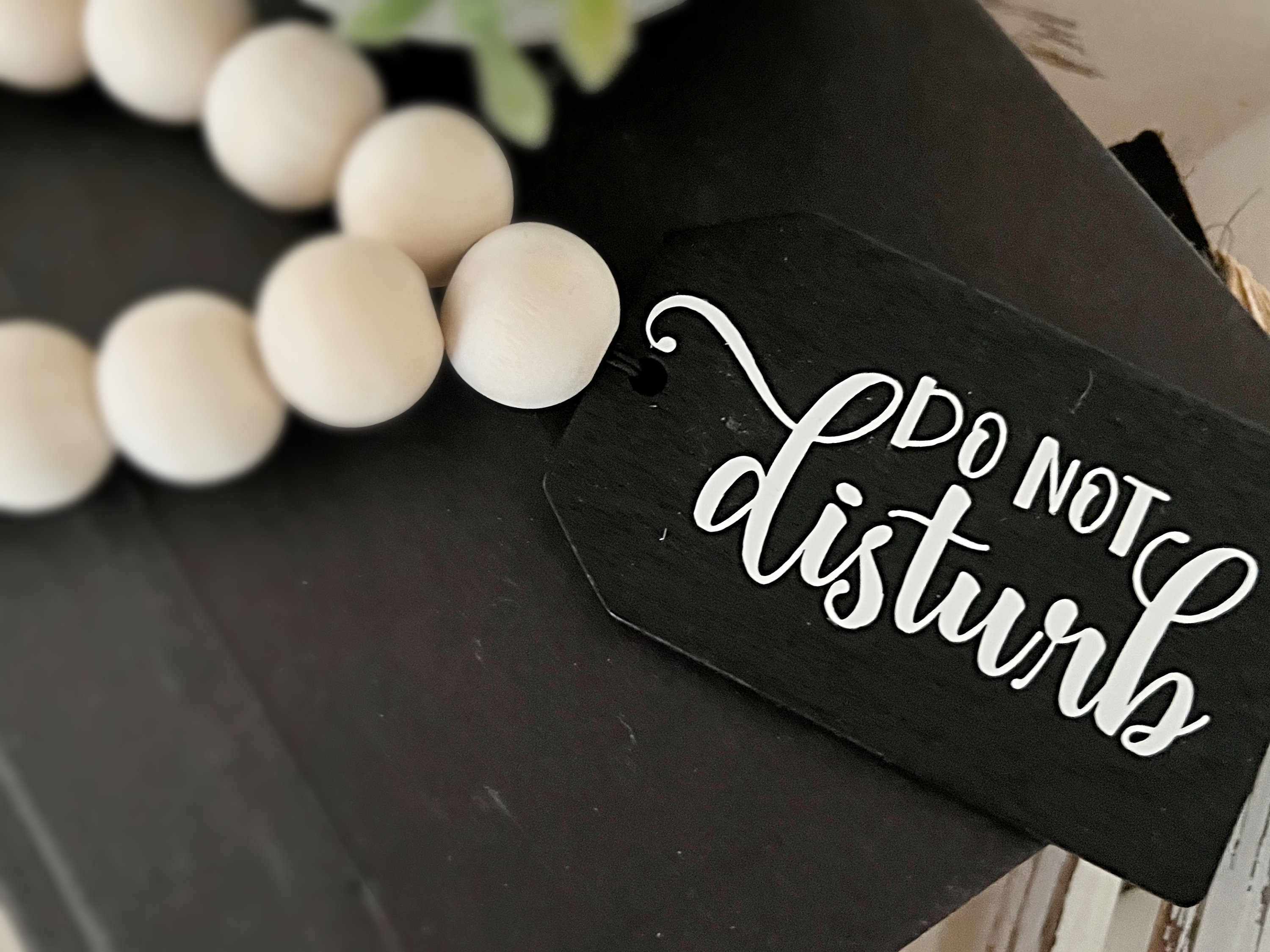 Do Not Disturb Sign, Beaded Door Sign, Door Handle Sign - Etsy
