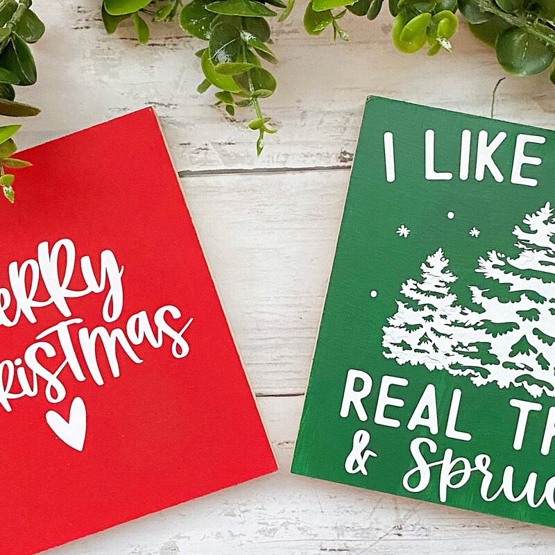 Mini Christmas Signs - Etsy