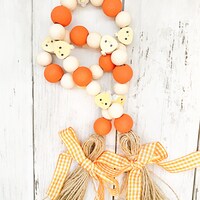 Wood Bead Garland - Etsy
