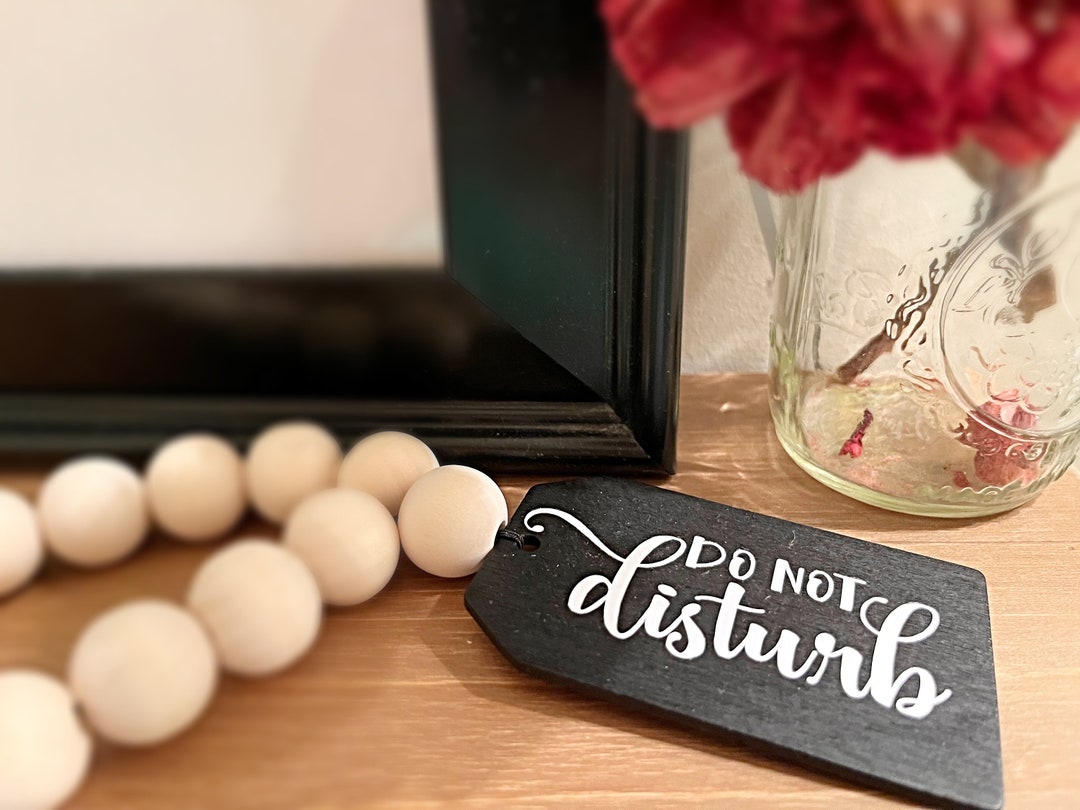 Do Not Disturb Sign, Beaded Door Sign, Door Handle Sign - Etsy