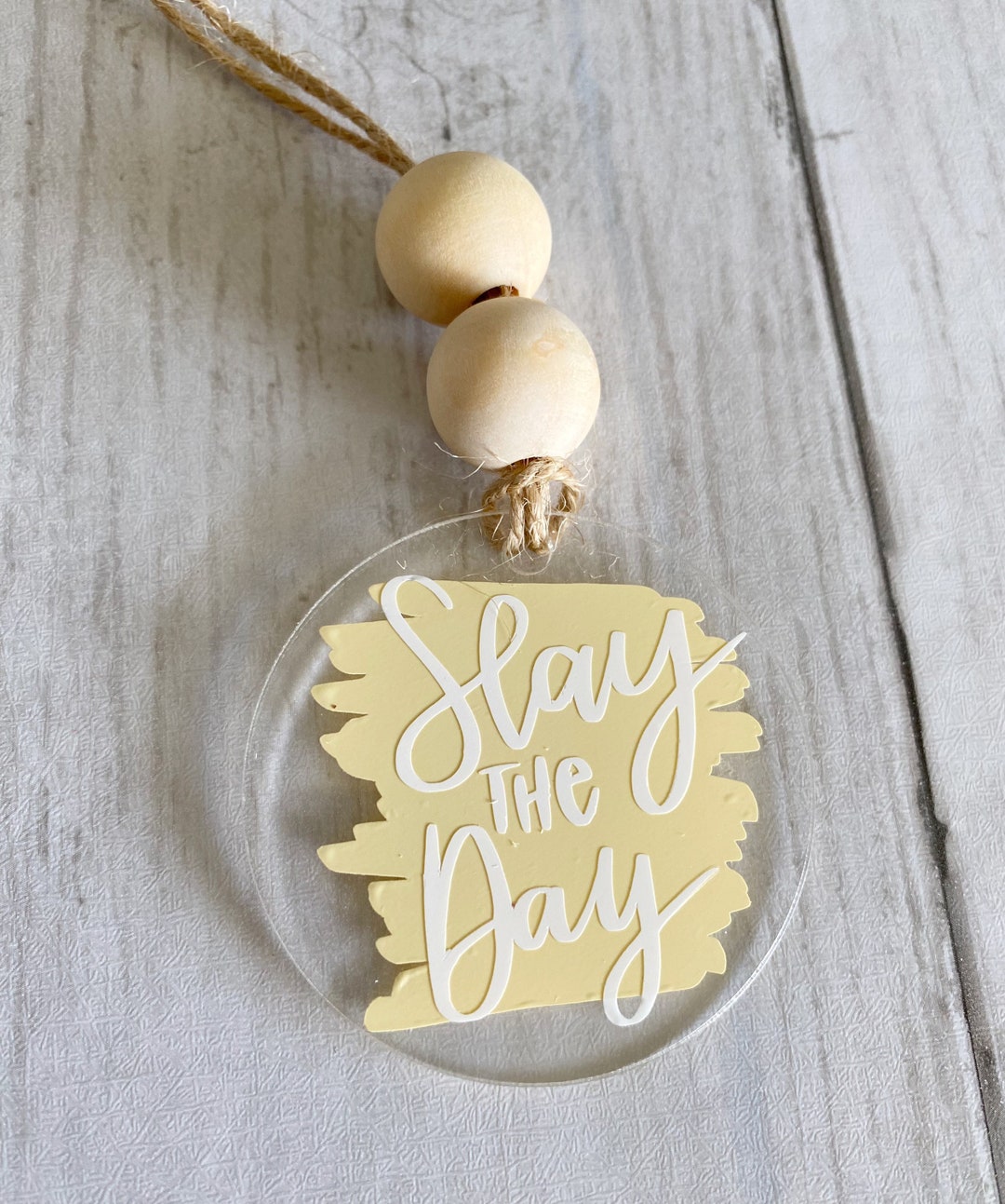 Slay the Day, Car Charm, Slay Car Charm, Car Accessories, Car ...