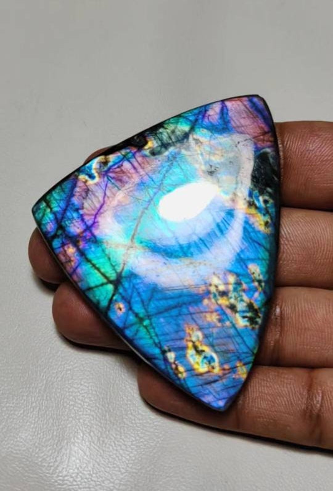 Super Gorgeous Rainbow Purple Spectrolite Labradorite Cabochon From ...