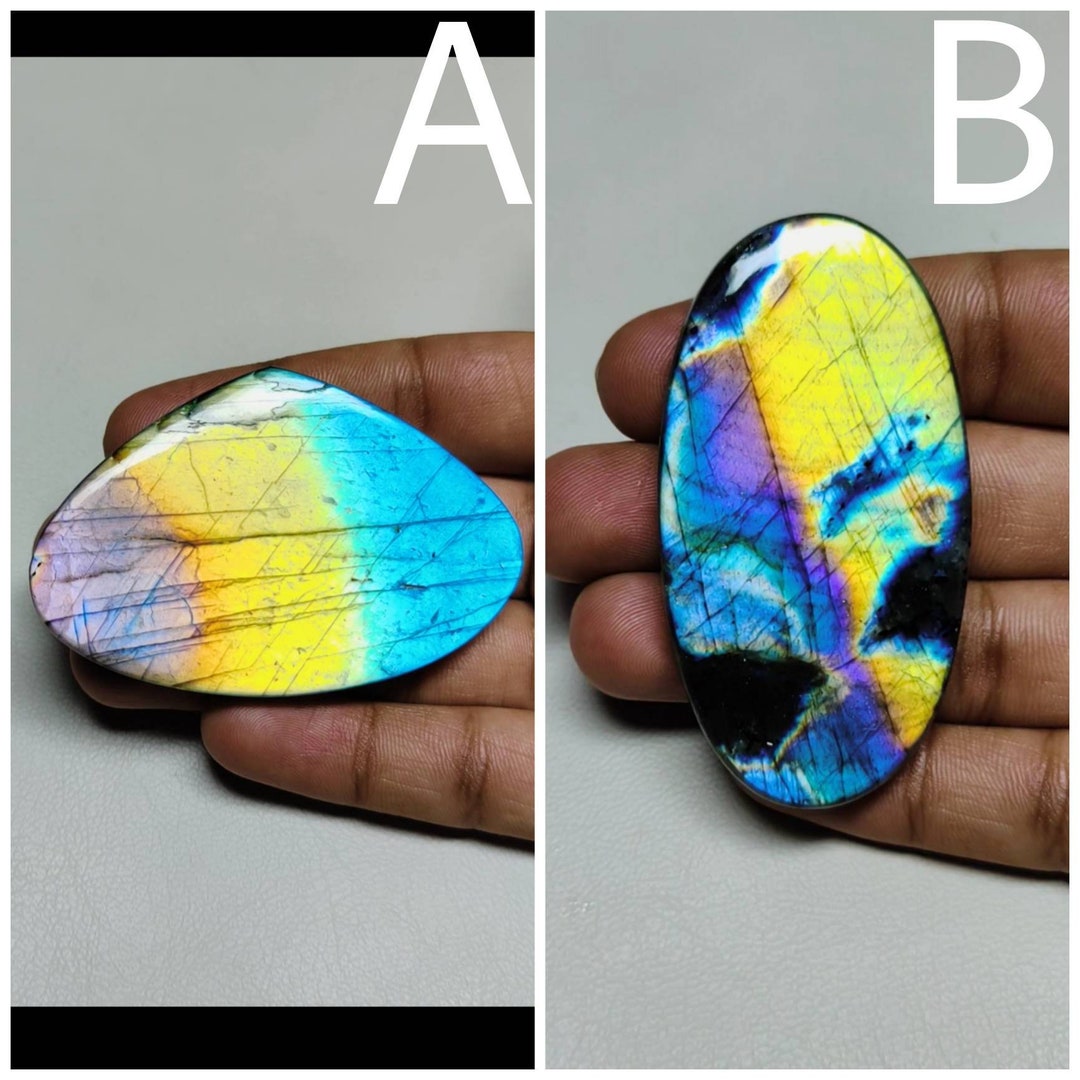 Super Gorgeous!! Rainbow Purple Flashy Mix Shape Labradorite Cabochon ...
