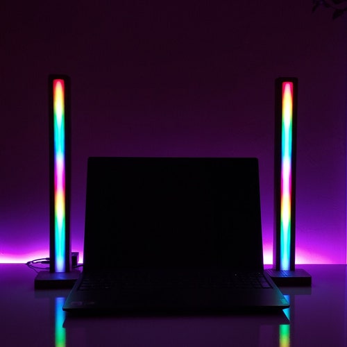 Minimalist Led Light Decor Wooden Decor Lamp Table Light - Etsy