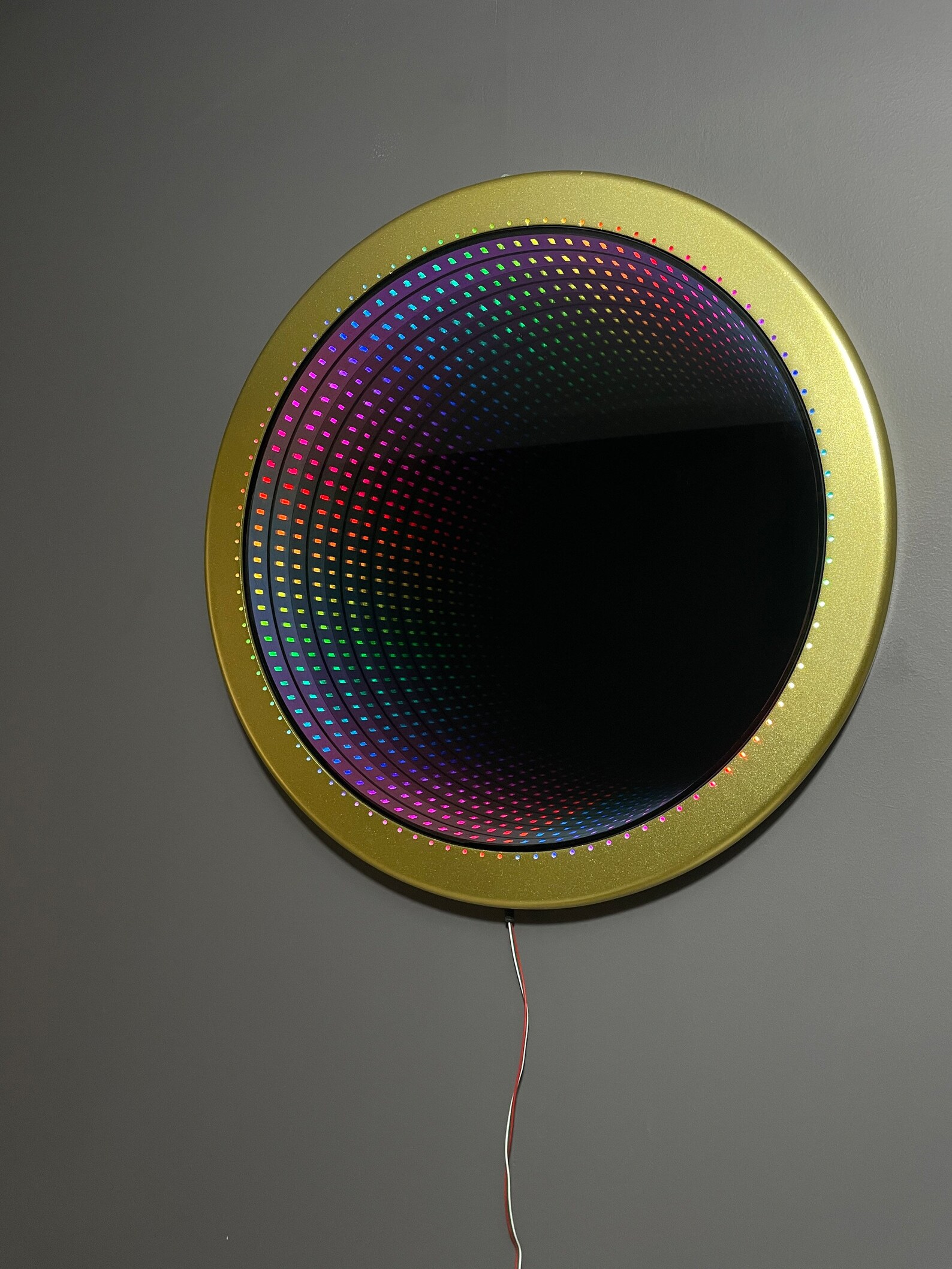 İnfinity Mirror Wall Decor İnfinity Effect LED Light Wall - Etsy UK