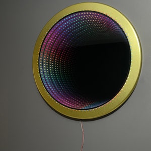 İnfinity Mirror Wall Decor İnfinity Effect LED Light Wall - Etsy