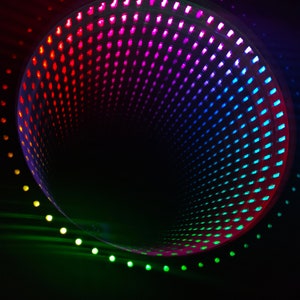 İnfinity Mirror Wall Decor İnfinity Effect LED Light Wall | Etsy UK