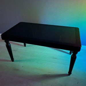 Infinity Mirror Coffee Table, Custom Coffee Table, Infinity Effect, RGB ...