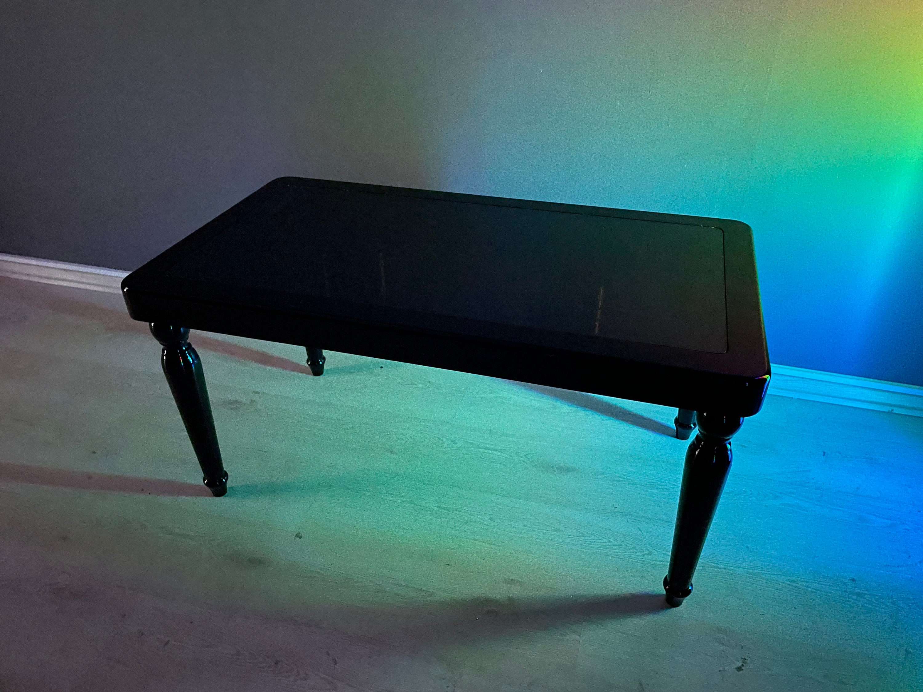 Infinity Mirror Coffee Table, Custom Coffee Table, Infinity Effect, RGB ...