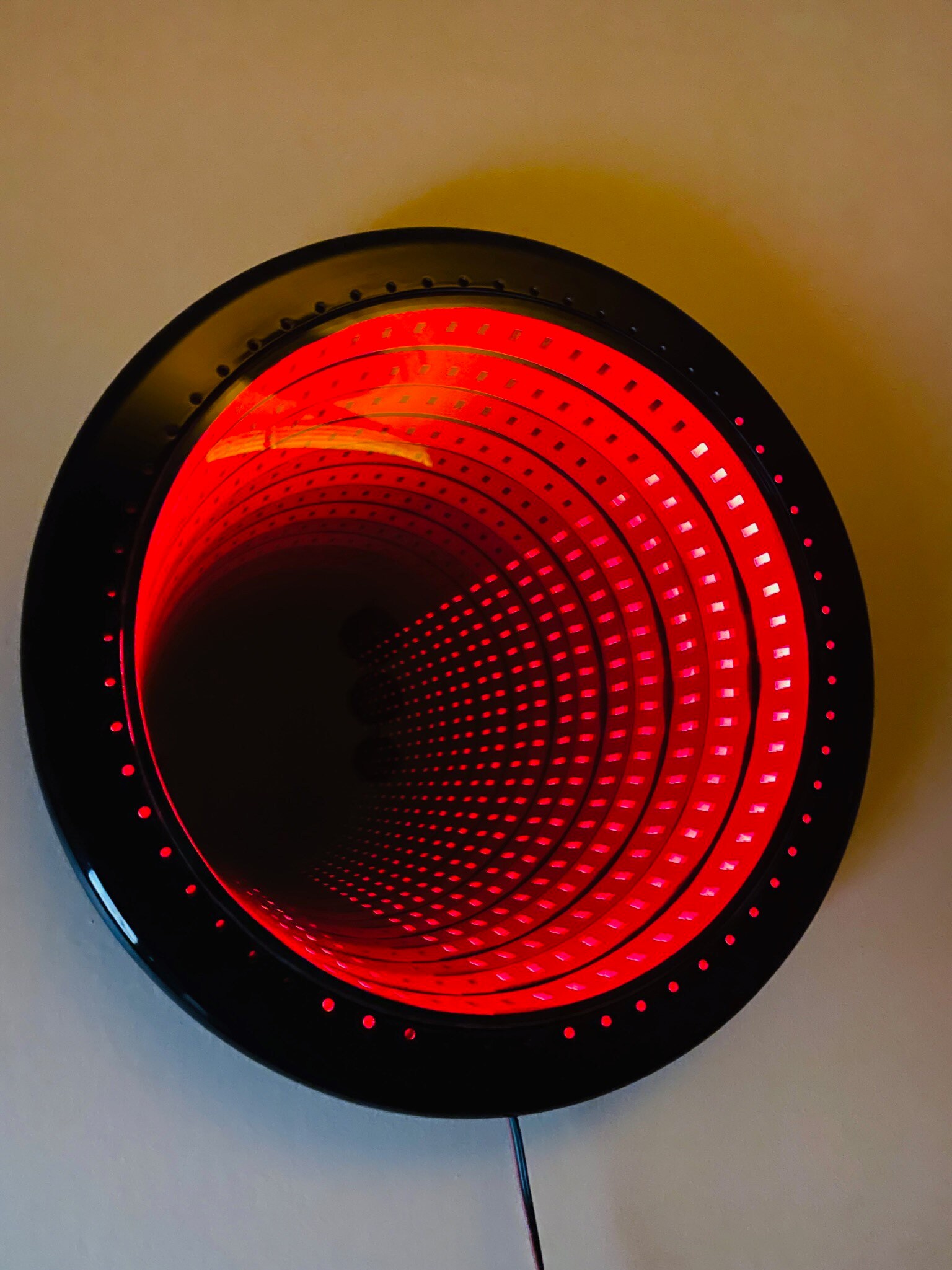 İnfinity Mirror Wall Decor İnfinity Effect LED Light Wall - Etsy UK