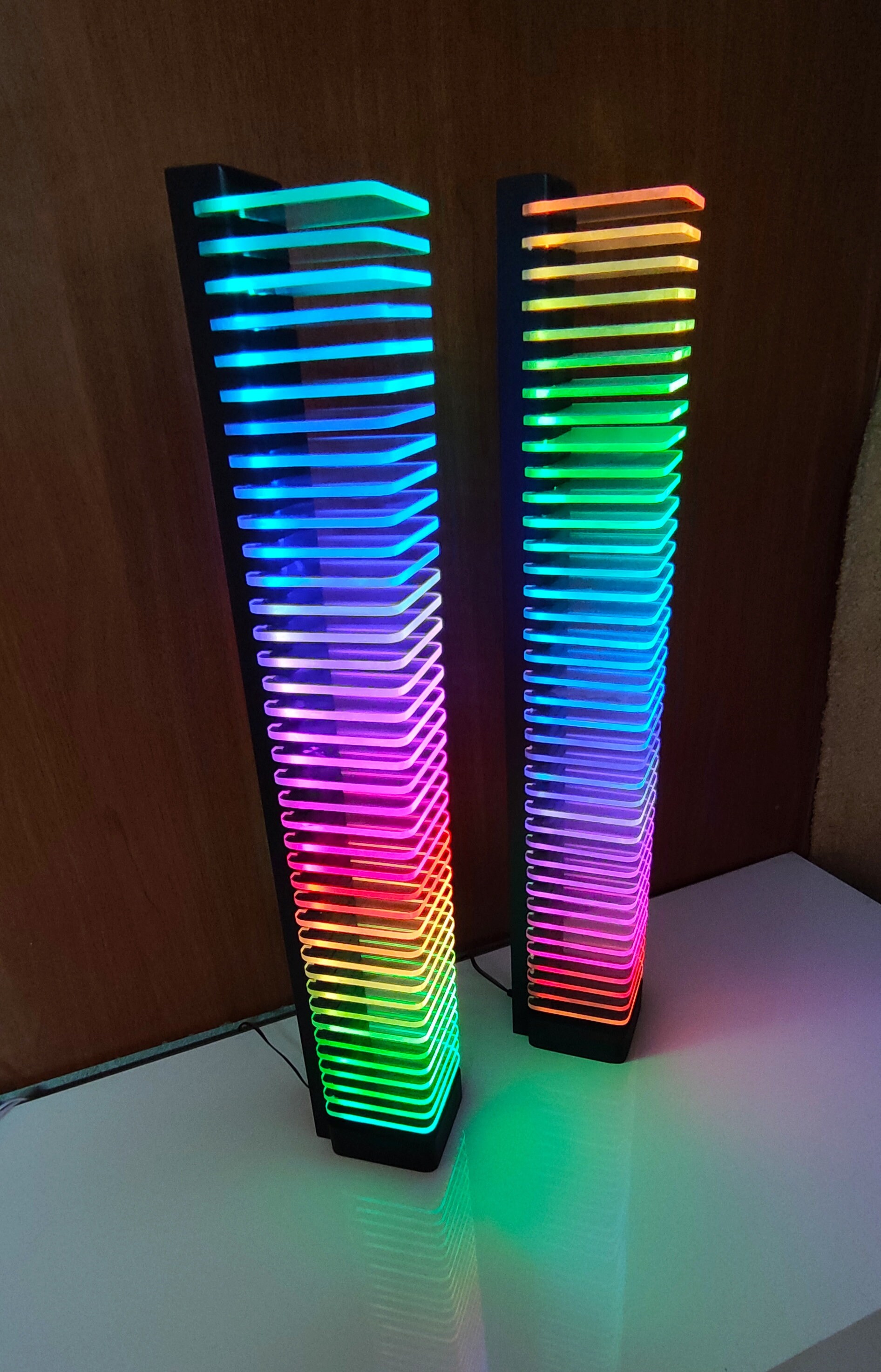 Minimalist RGB Led Desk Lamp Living Room Accessories Argb | Etsy