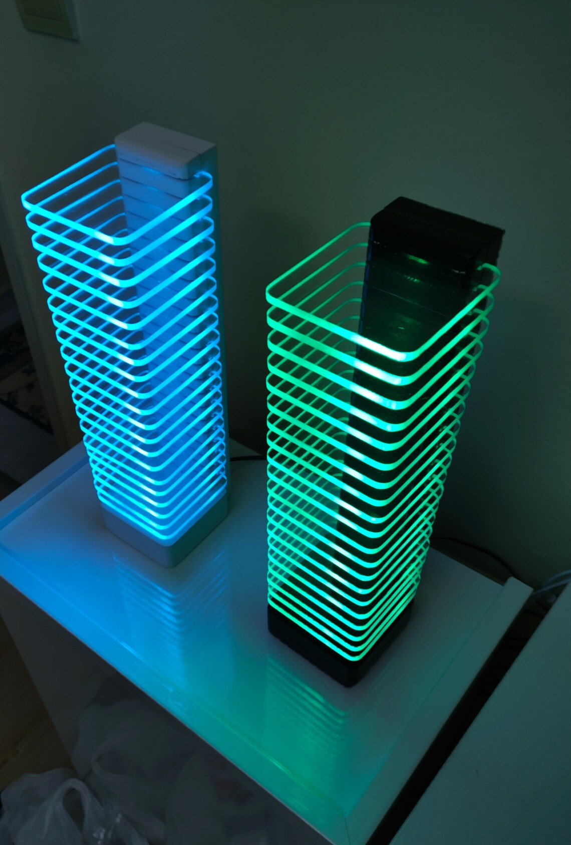 Minimalistischer Led Lichtturm 2x Turm Gaming Decor Led | Etsy