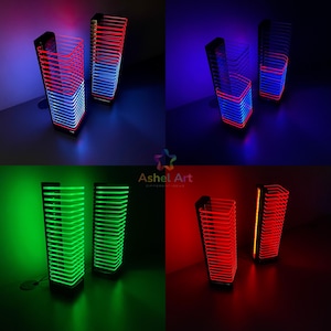 Game Room Led Light(2x LAMP) Gaming Room Table Lamp, Led Floor Lamp ...