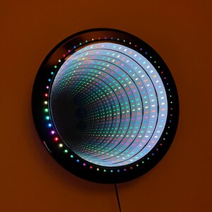 İnfinity Mirror Wall Decor İnfinity Effect LED Light Wall - Etsy