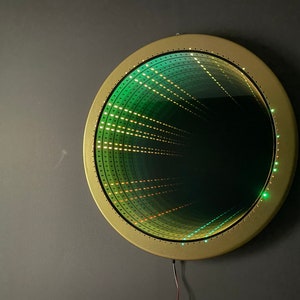 İnfinity Mirror Wall Decor İnfinity Effect LED Light Wall - Etsy