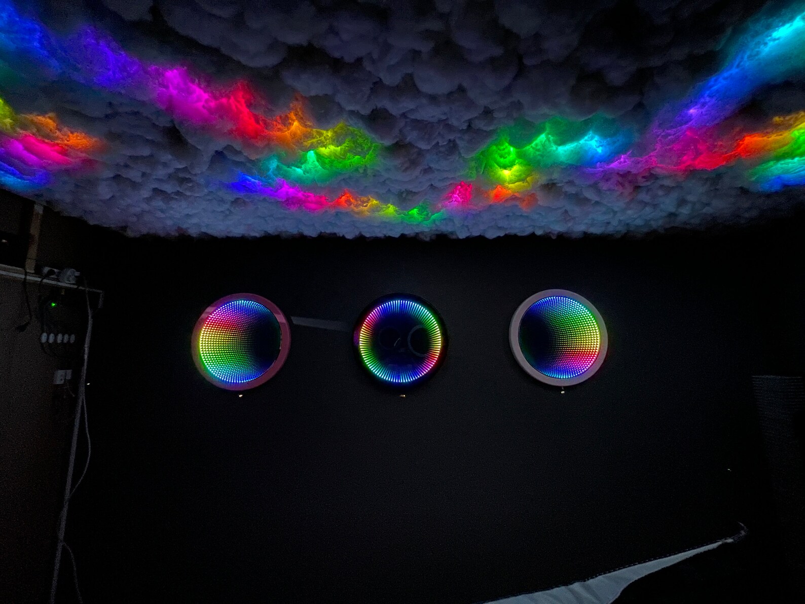 İnfinity Mirror Wall Decor, İnfinity Effect, LED Light Wall Decor ...