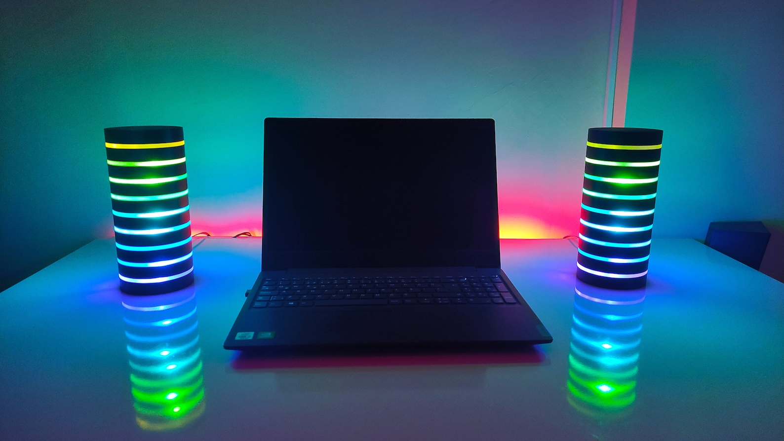 Minimalist Wooden Led Light Decor 2x Lamps, Wooden Desk Lamp, Home ...