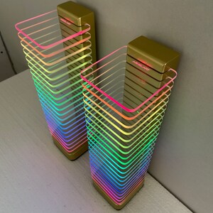 Minimalist RGB Led Desk Lamp, Living Room Accessories, Argb , RGB Light ...