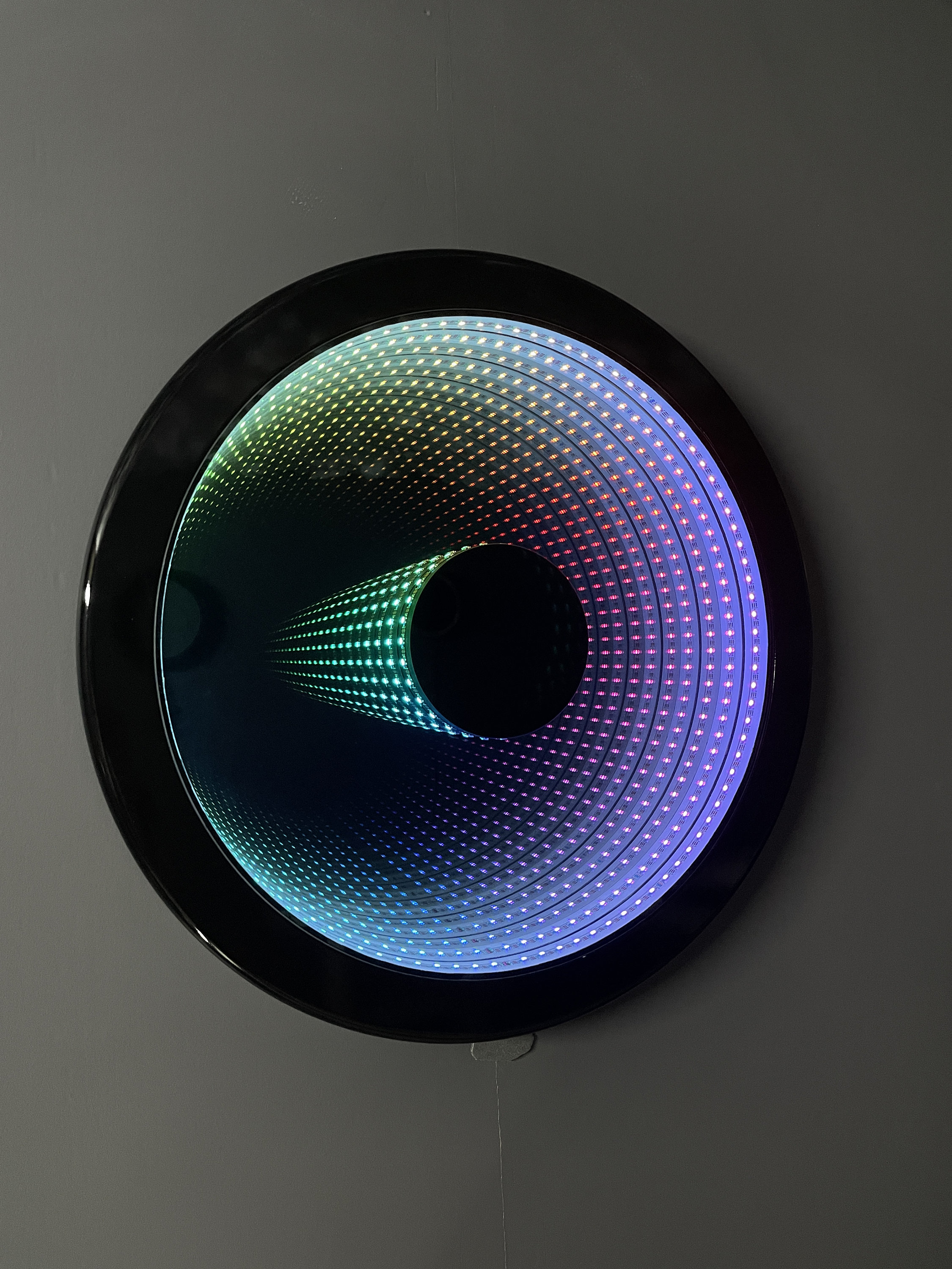 Infinity Mirror Wall Decor, Custom Christmas Gift, Led Wall Decor, New ...