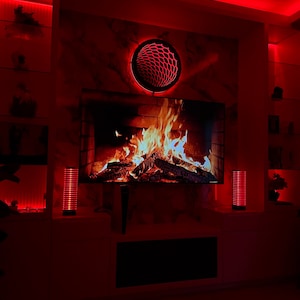 Aesthetic Room Decor, RGB LED Light Lamp, Sound Reactive, Ambient ...