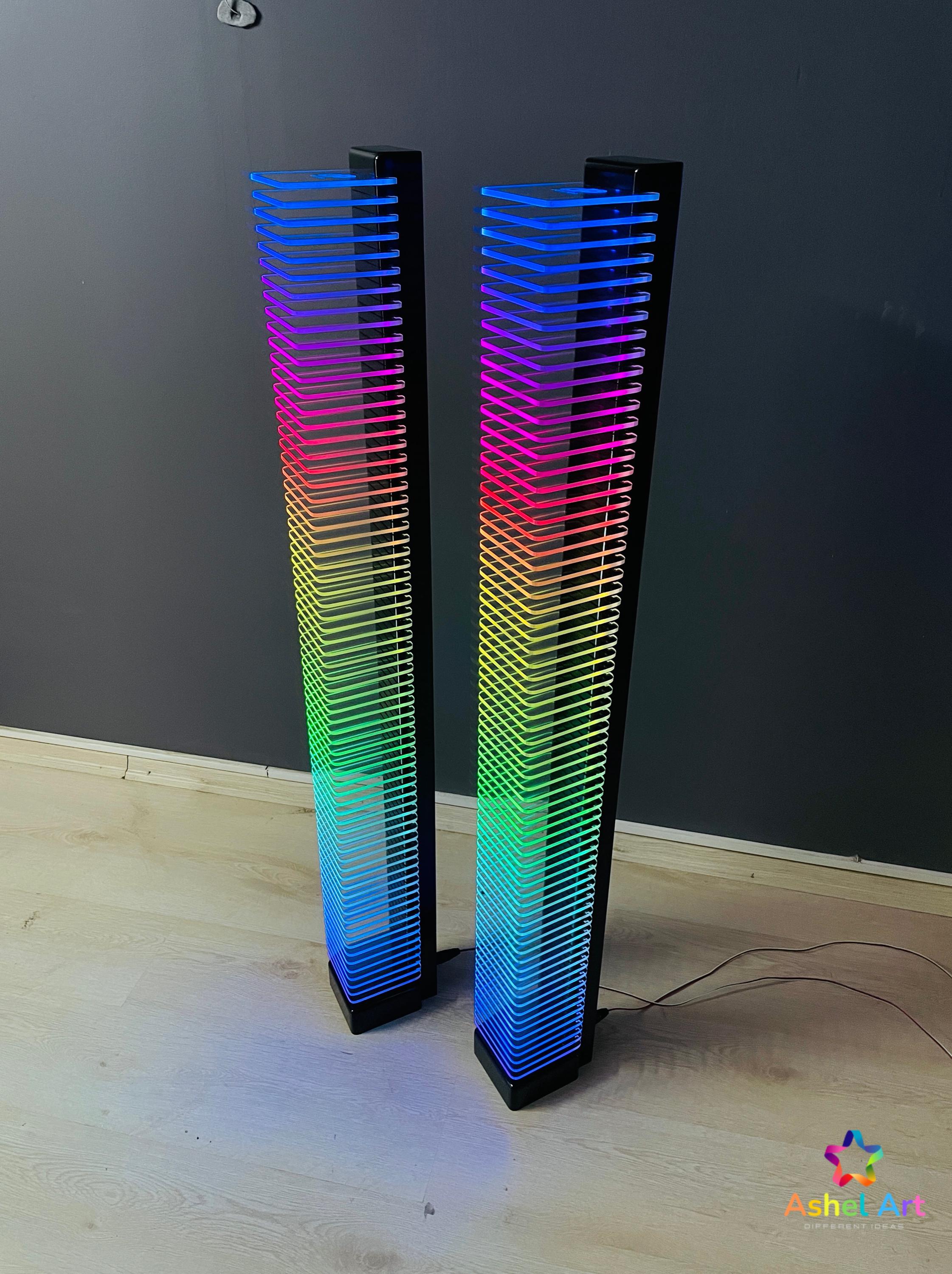 Game Room Led Light(2x LAMP) Gaming Room Table Lamp, Led Floor Lamp ...