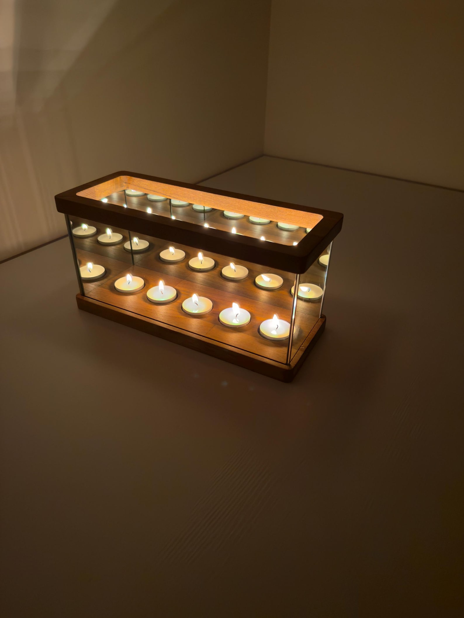 Infinity Mirror Candle Holder, Infinity Cube, Unique Tealight Holder ...