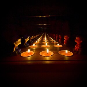 Infinity Mirror Candle Holder, Infinity Cube, Unique Tealight Holder ...