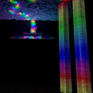 Game Room Led Light(2x LAMP) Gaming Room Table Lamp, Led Floor Lamp ...